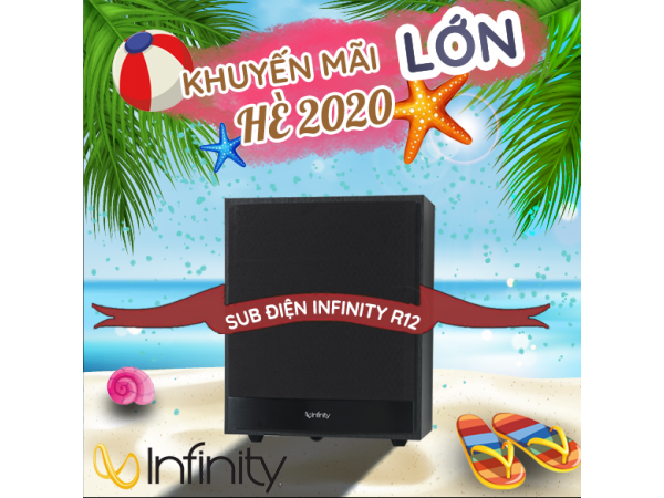 Sub điện Infinity R12- nhập khẩu, bảo hành chính hãng. Thương hiệu Mỹ
