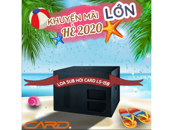 Loa sub hơi CARD LS-15B chính hãng, giúp âm thanh trở nên chuyên nghiệp hơn